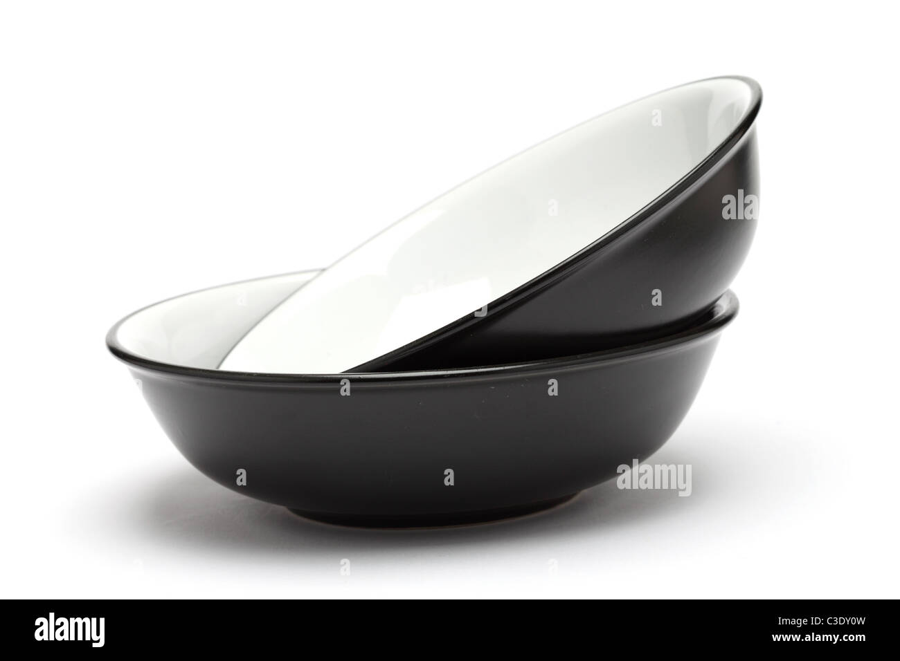 empty soup bowls Stock Photo - Alamy