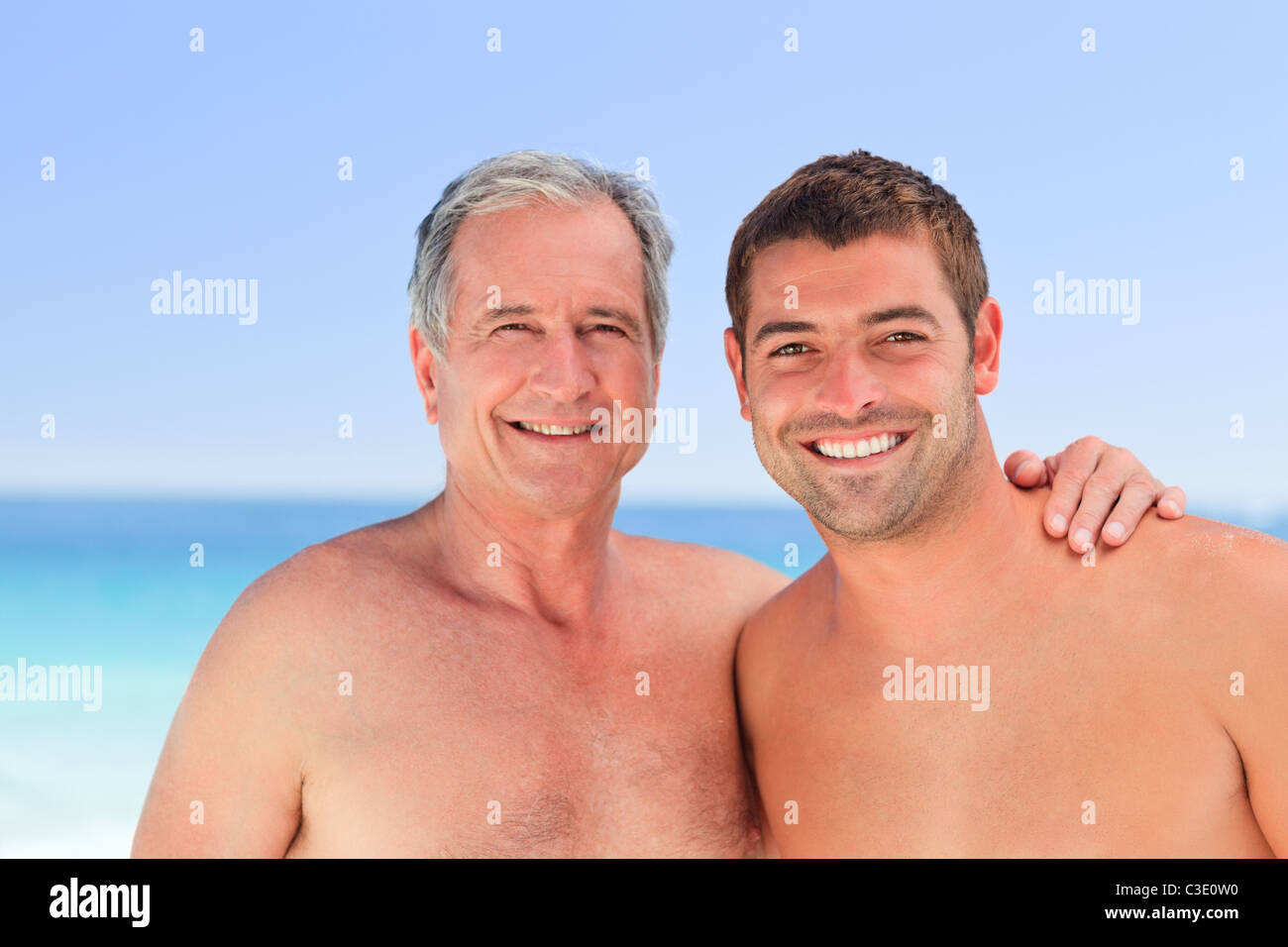 Man with his father-in-law Stock Photo - Alamy