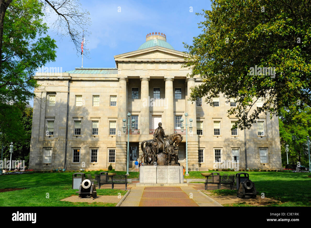 State Capitol Building complex at Raleigh North Carolina Stock Photo ...