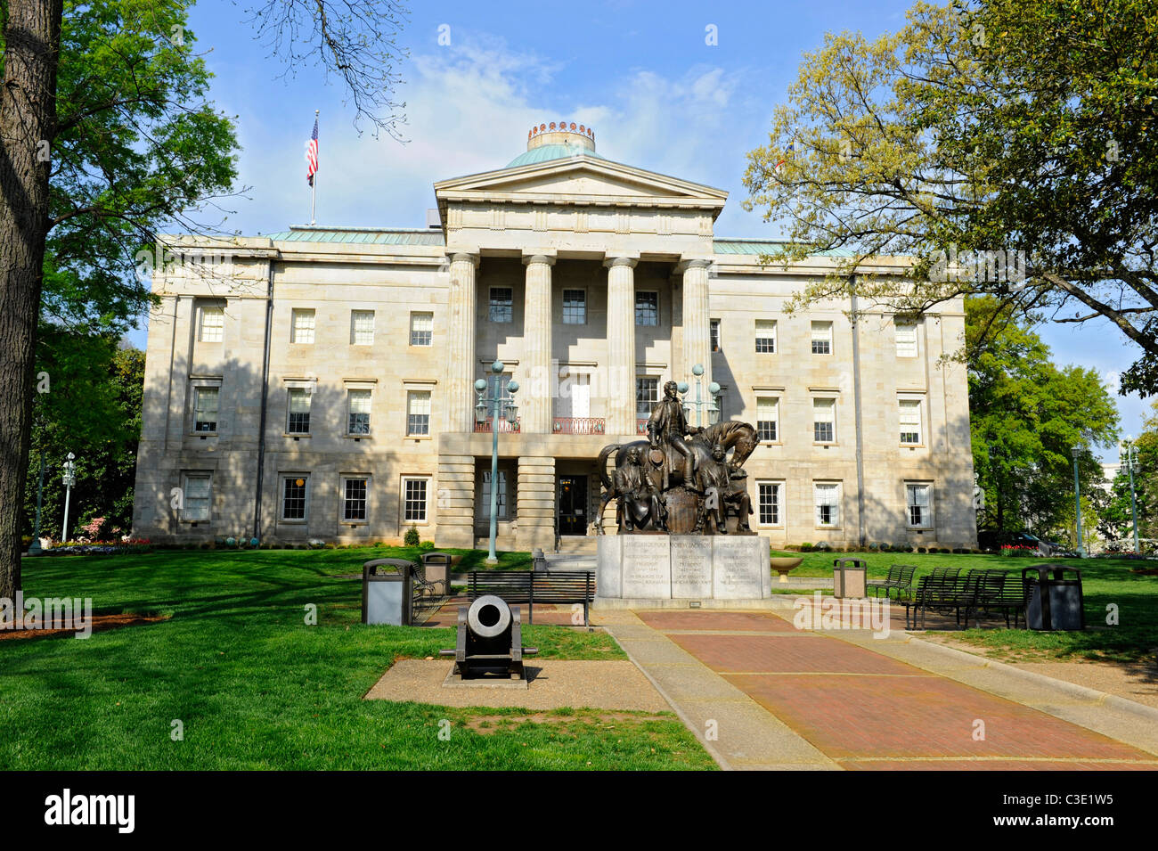 State Capitol Building complex at Raleigh North Carolina Stock Photo ...