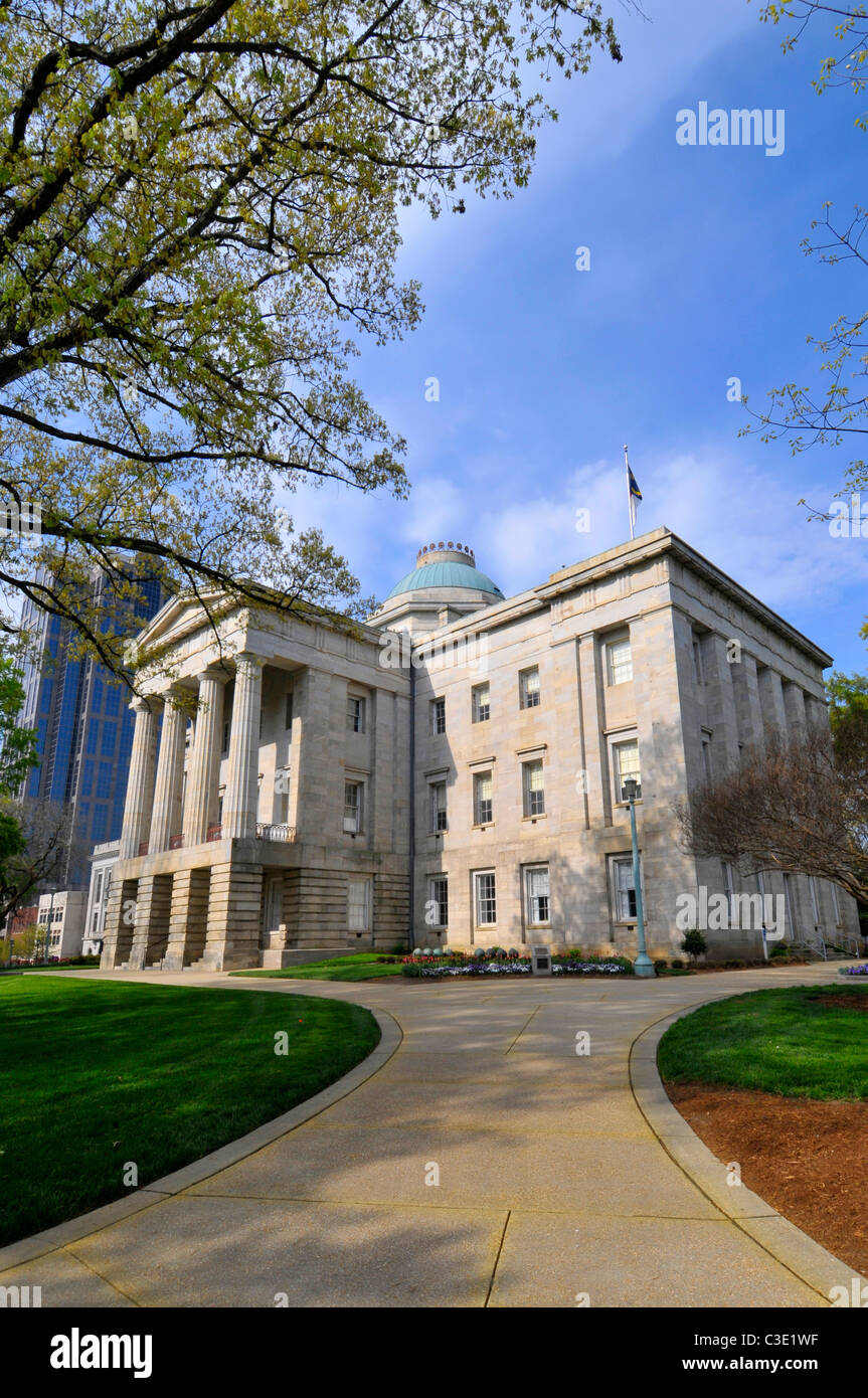 State Capitol Building complex at Raleigh North Carolina Stock Photo ...