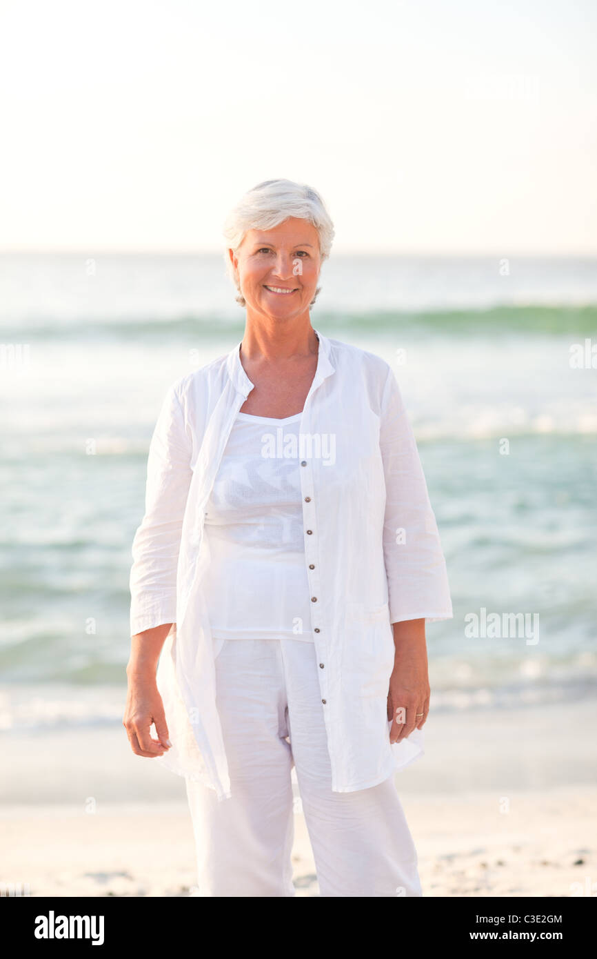 Portrait of an ederly woman Stock Photo - Alamy