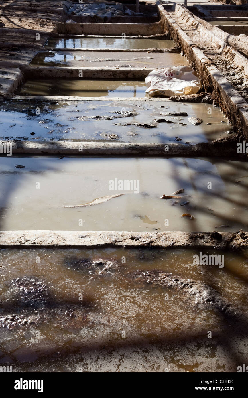 Tannery, Walled city of Taroudant, Sous Valley, High Atlas, Morocco ...