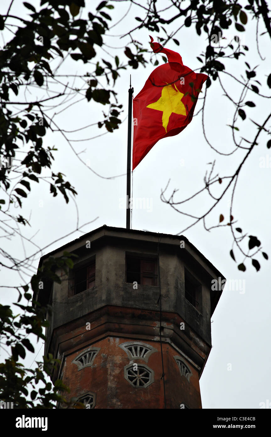 Flag Tower in Hanoi, Vietnam Stock Photo - Alamy