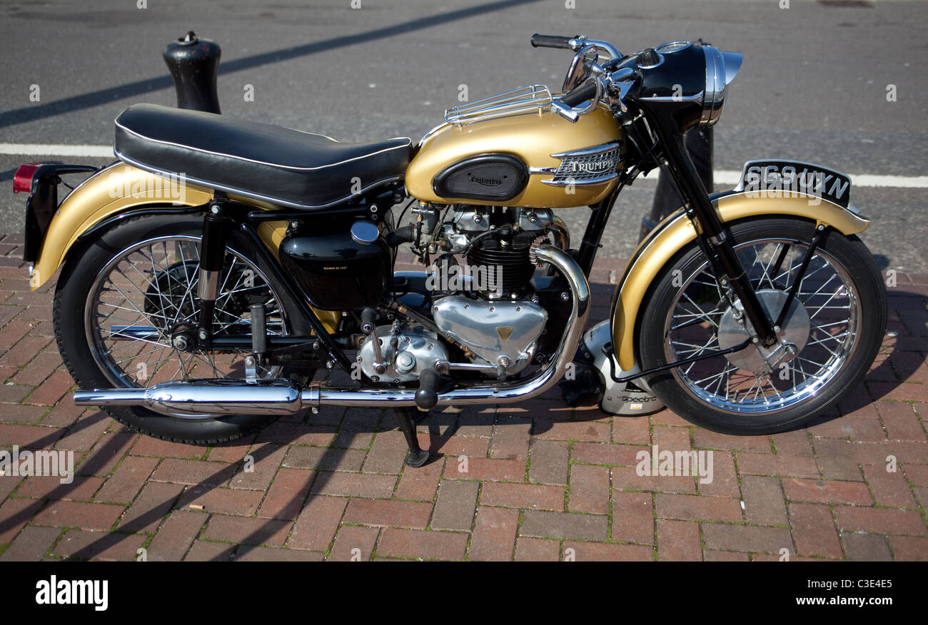 Triumph Motorcycle Poole Stock Photo - Alamy