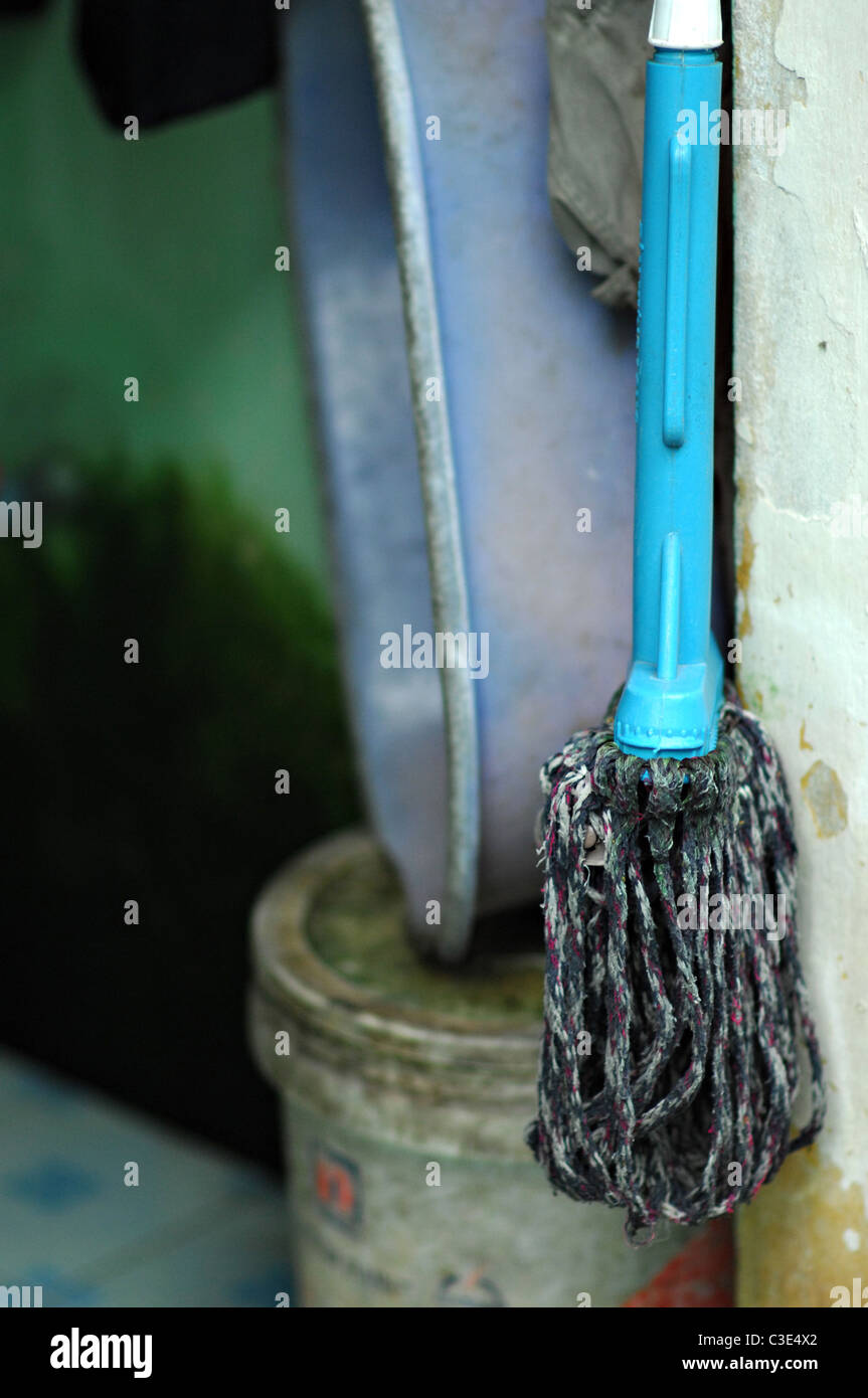 Mop in street Stock Photo - Alamy