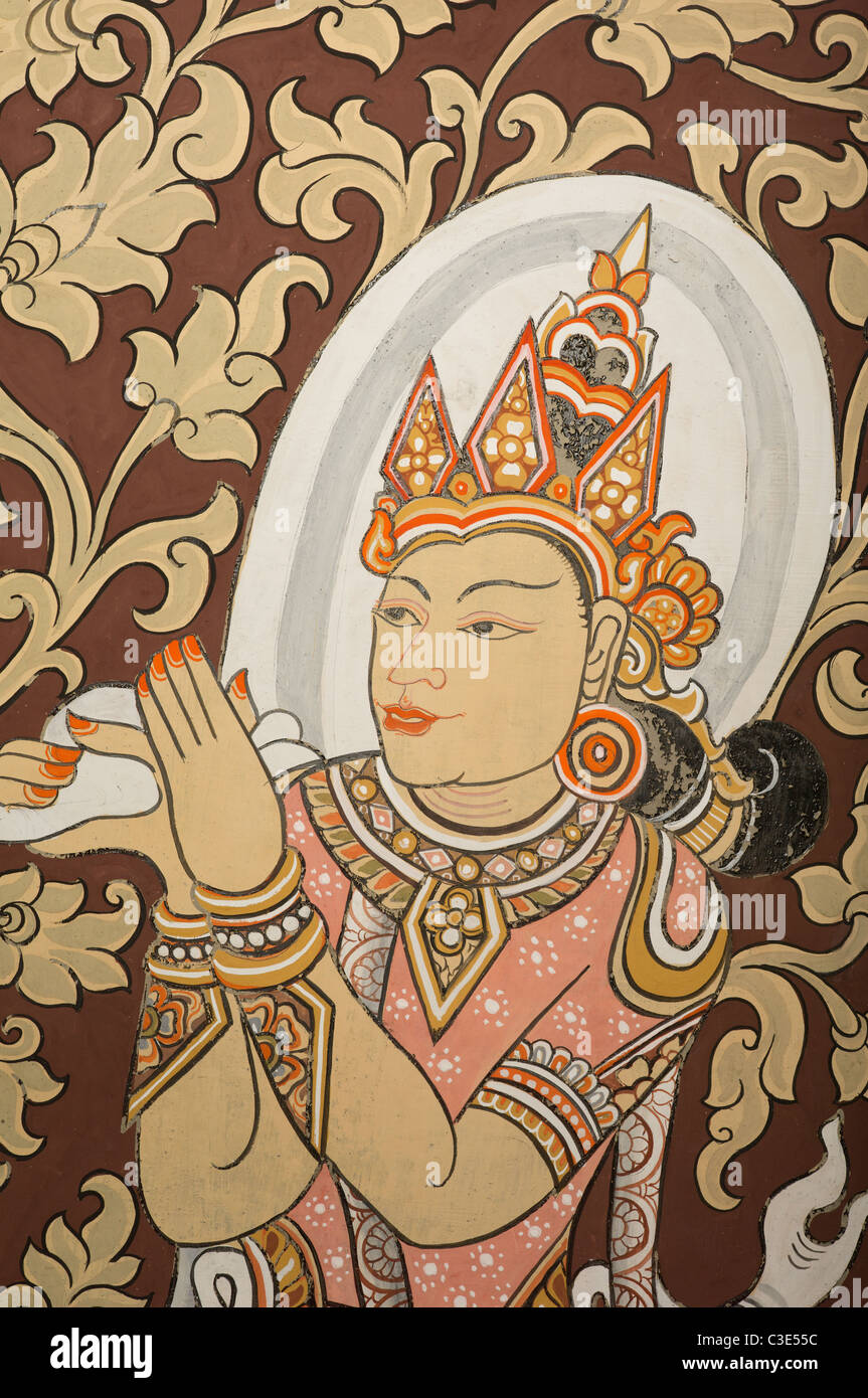 Mural Painting - Temple 1577, Bagan Myanmar Burma Stock Photo - Alamy