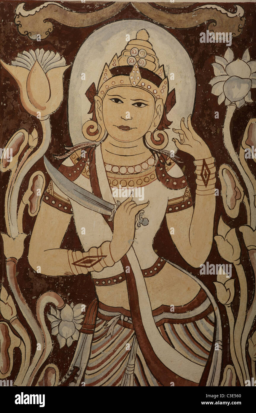 Mural Painting - Temple 1577, Bagan Myanmar Burma Stock Photo - Alamy