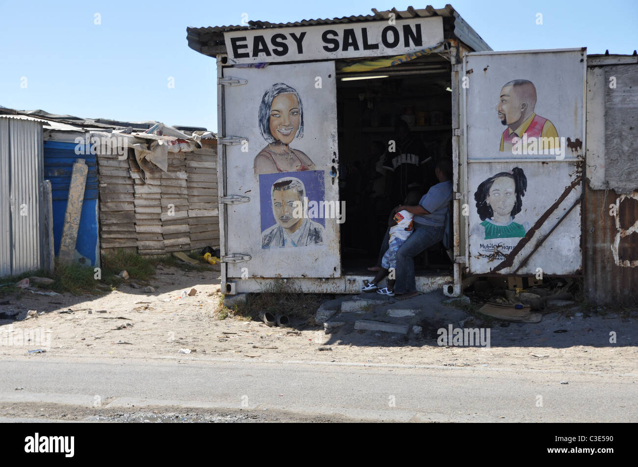 Township shops in South Africa are something different Stock Photo - Alamy