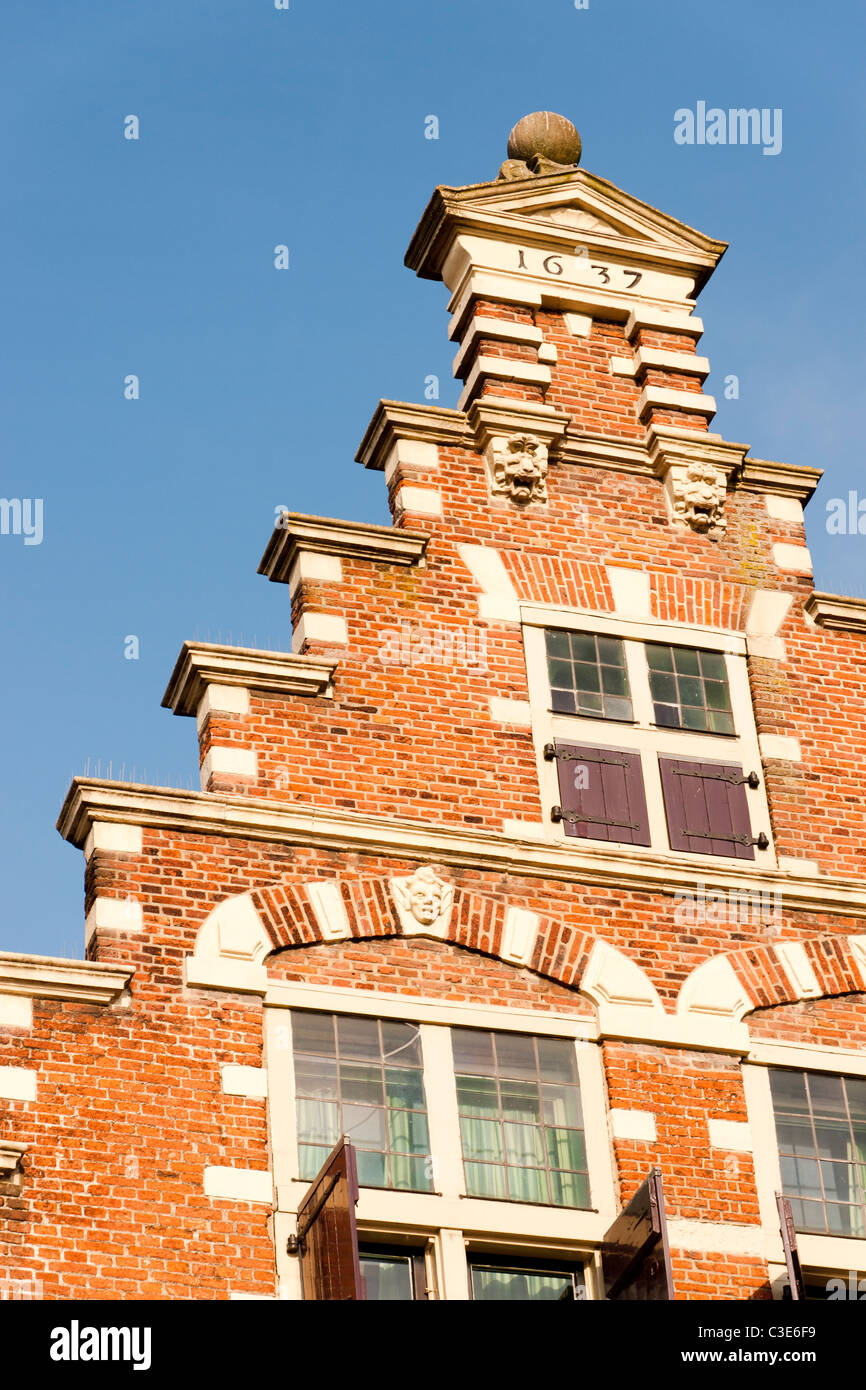 Typical Dutch architecture in Haarlem, Netherlands Stock Photo - Alamy