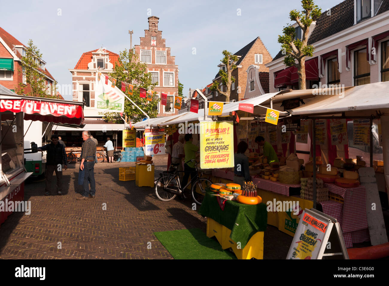 Botermarkt market in Haarlem, Netherlands Stock Photo - Alamy