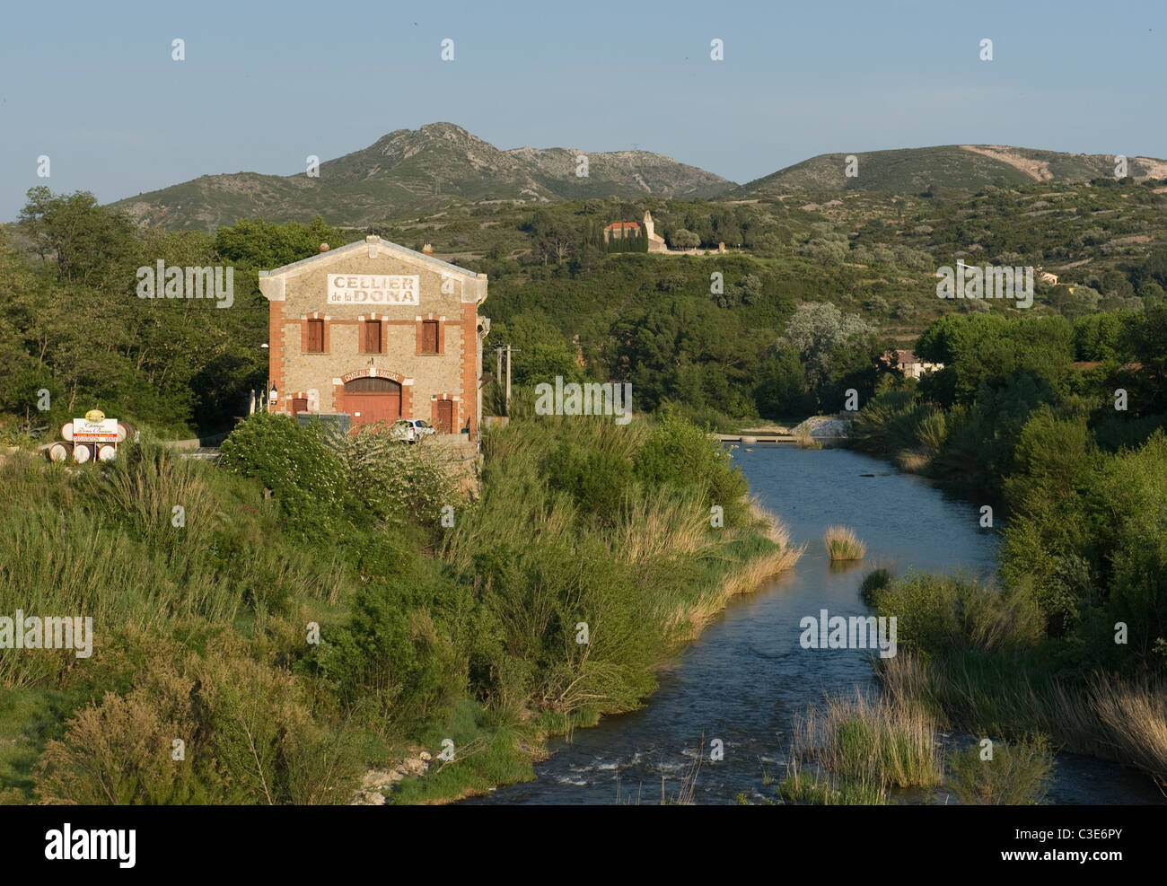 HQ of Château Dona Baissas in Estagel in the Agly valley, a well-known ...