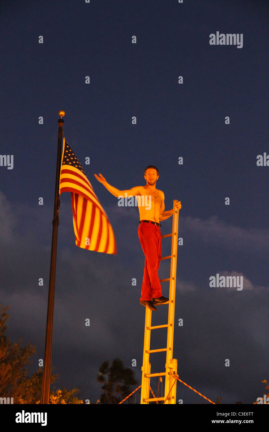 Key West street Performer Stock Photo - Alamy