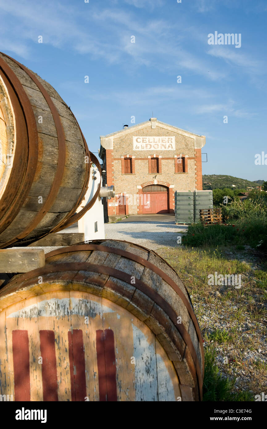 HChâteau Dona Baissas in Estagel in the Agly valley, a well-known ...