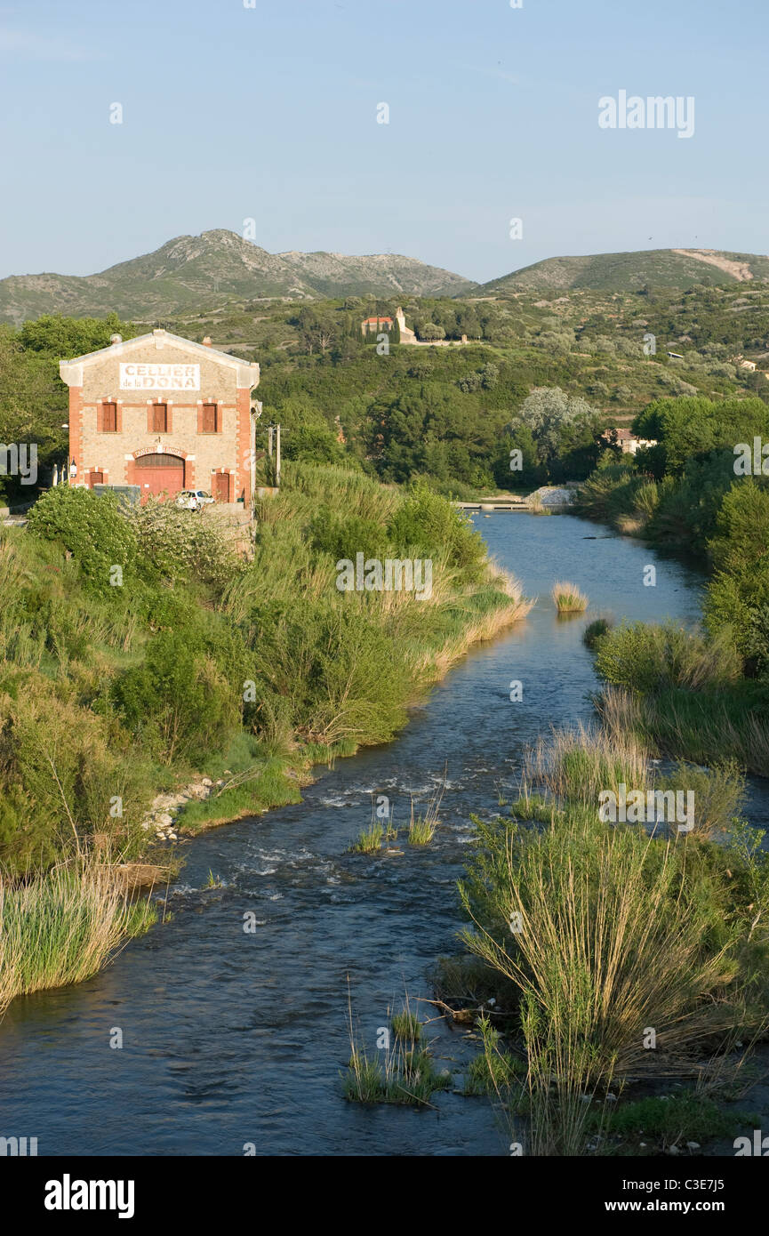 HQ of Château Dona Baissas in Estagel in the Agly valley, a well-known ...