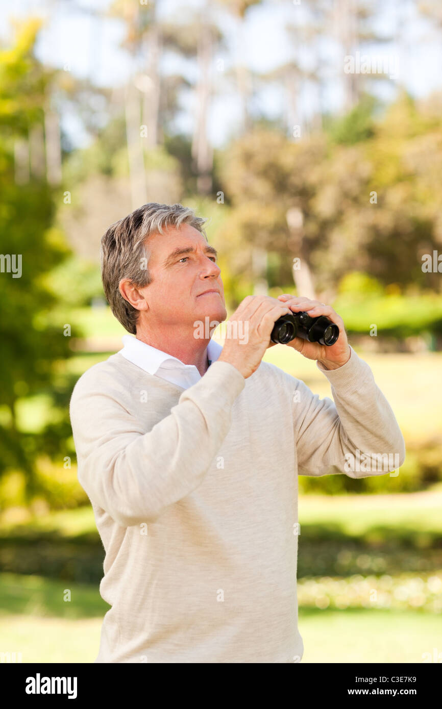 Man and birds hi-res stock photography and images - Alamy