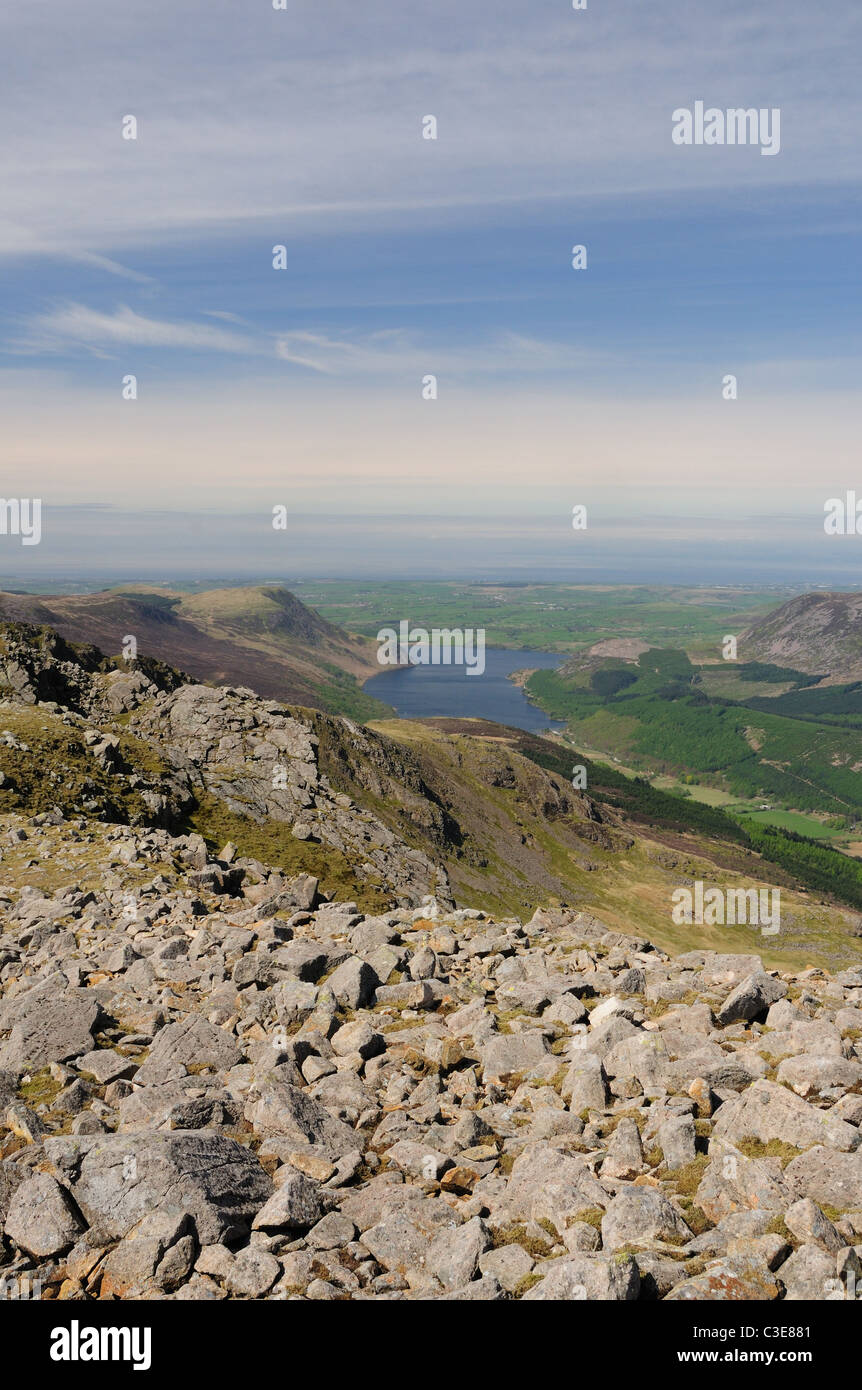 View of Ennerdale from Scoat Fell in the English Lake District Stock ...