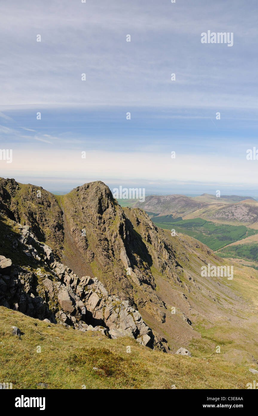 View of Steeple from Scoat Fell in the English Lake District Stock ...