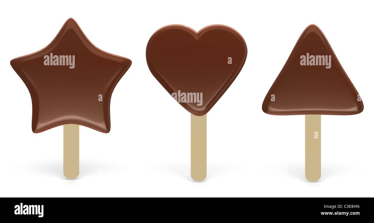 Set of ice-cream Stock Photo - Alamy