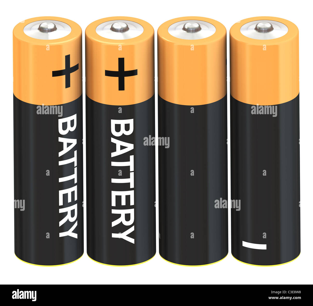 Set of battery Stock Photo - Alamy