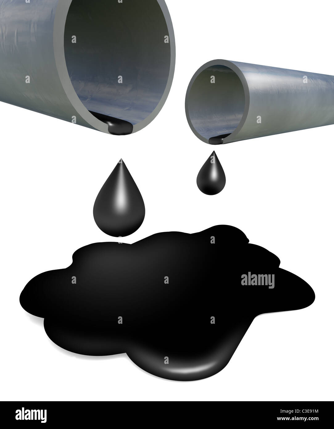 Oil flowing pipe black hi-res stock photography and images - Alamy