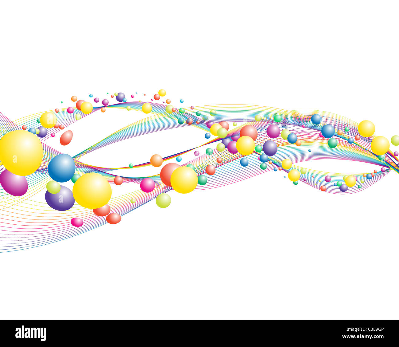 Colourful lines background for design use. Vector illustration Stock ...