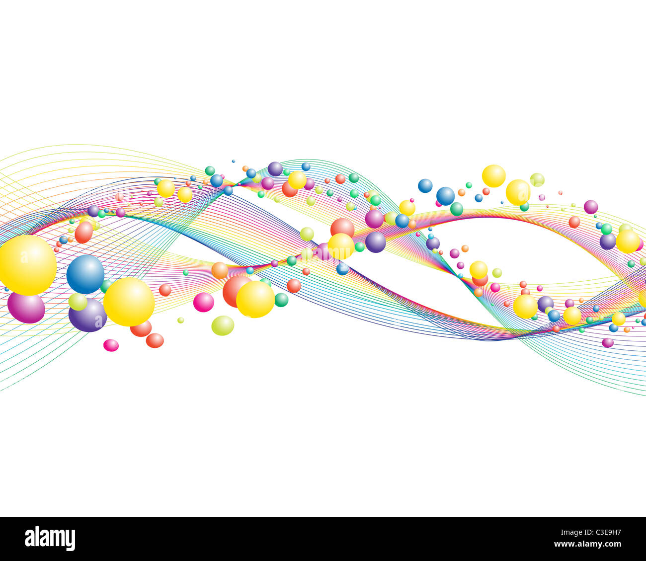 Colourful lines background for design use. Vector illustration Stock ...