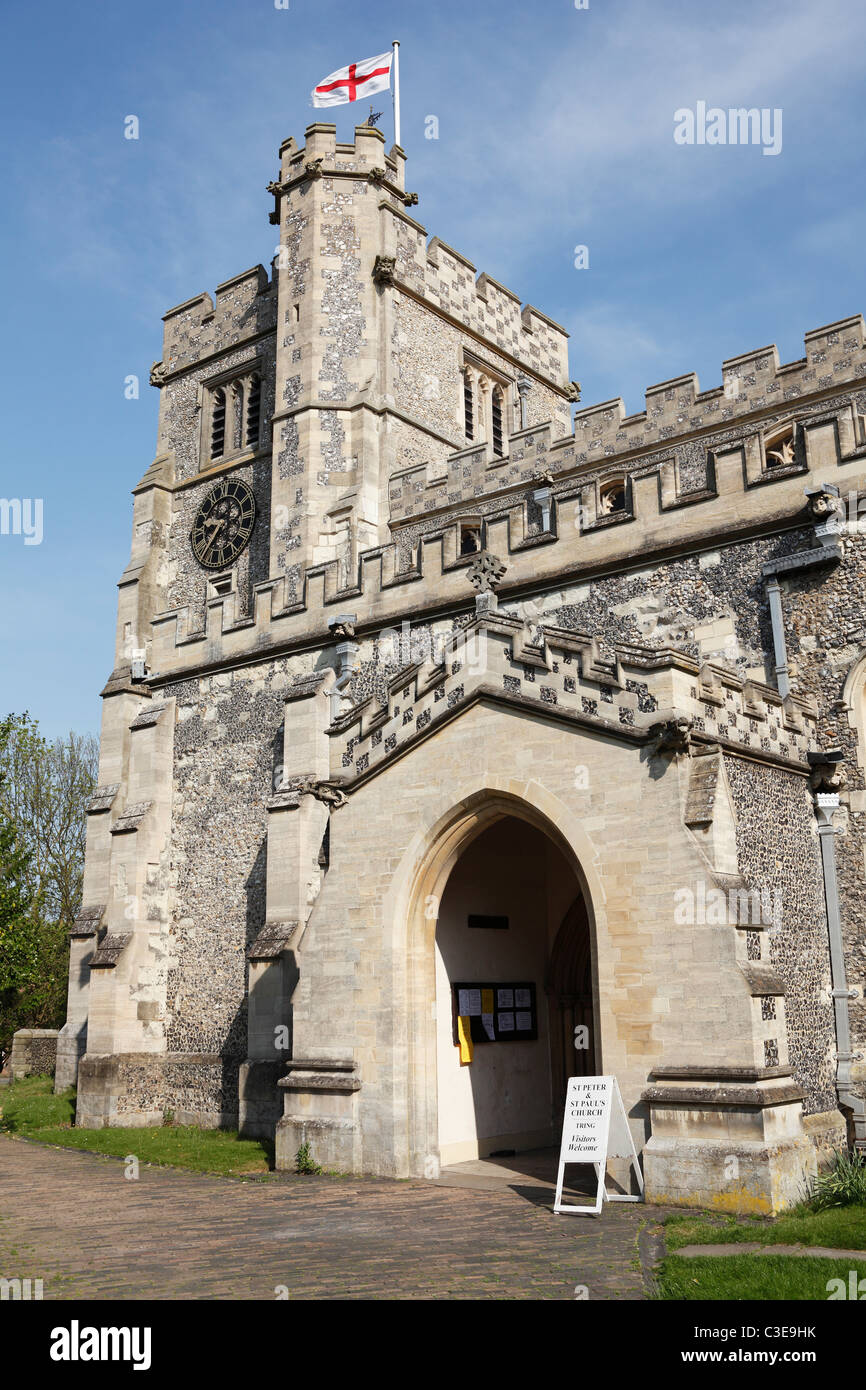Church of "St Peter" and "St Paul", Tring, Hertfordshire, England, UK ...