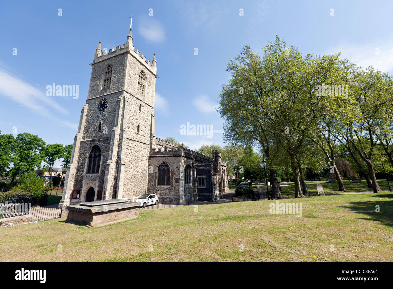 St Dunstan's Church, Stepney, London, UK Stock Photo - Alamy