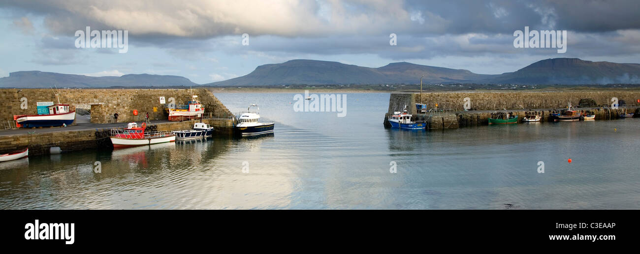 Panorama of Mullaghmore Harbour, County Sligo, Ireland Stock Photo - Alamy