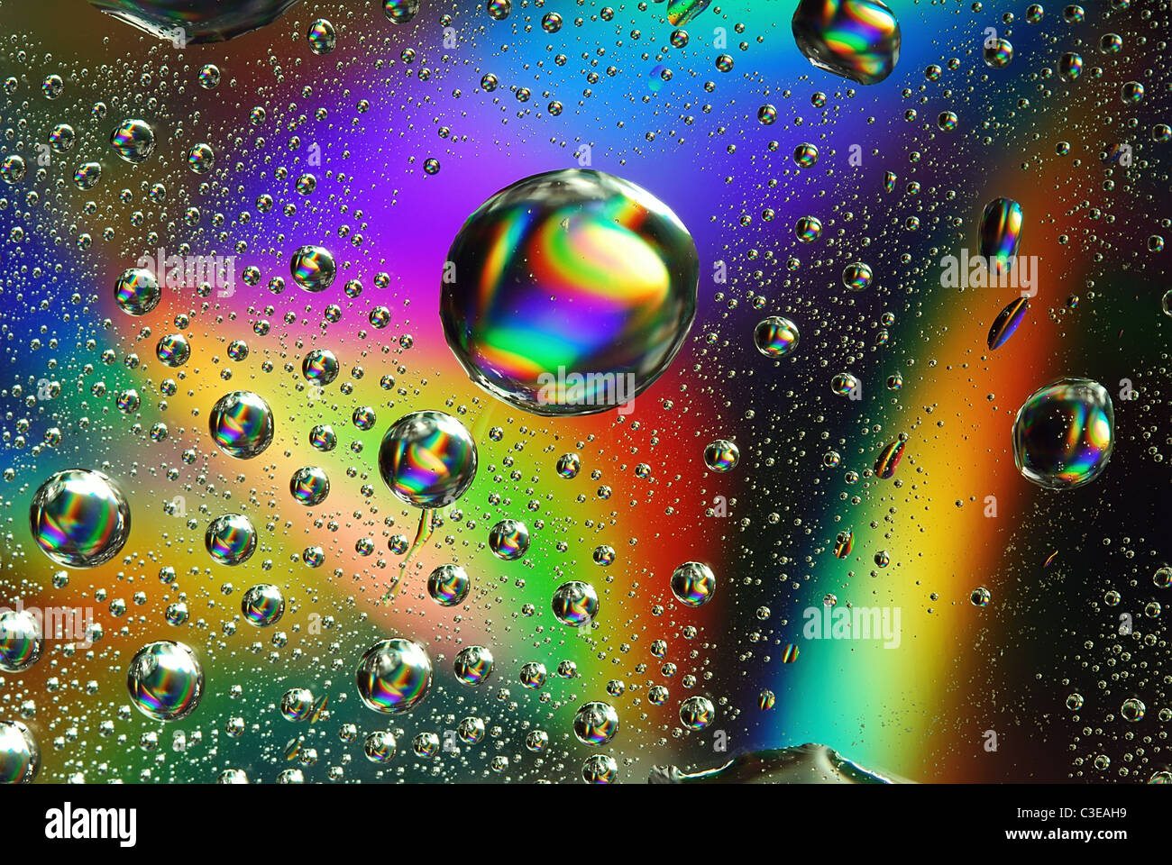 color water drops Stock Photo - Alamy