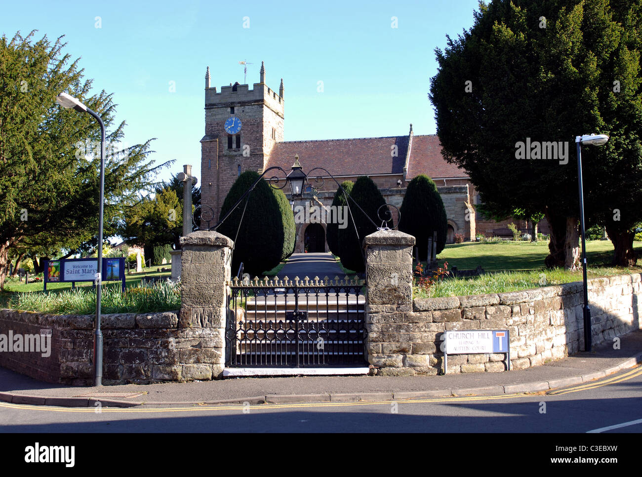 St. Mary`s Church, Cubbington, Warwickshire, England, UK Stock Photo ...