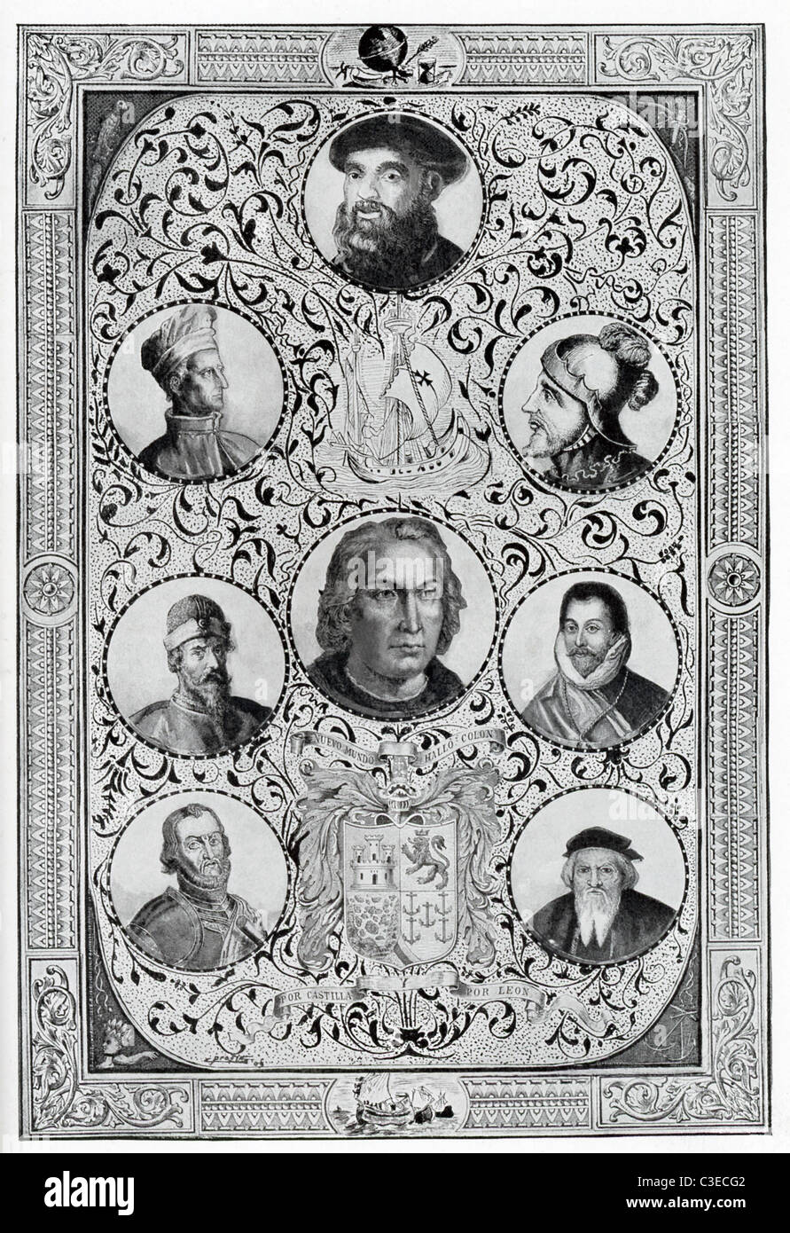 The men pictured here are all European explorers during the Age of ...