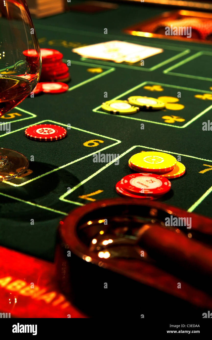 Casino cards render hi-res stock photography and images - Alamy