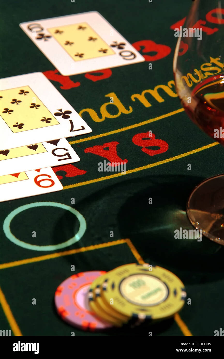Casino cards render hi-res stock photography and images - Alamy
