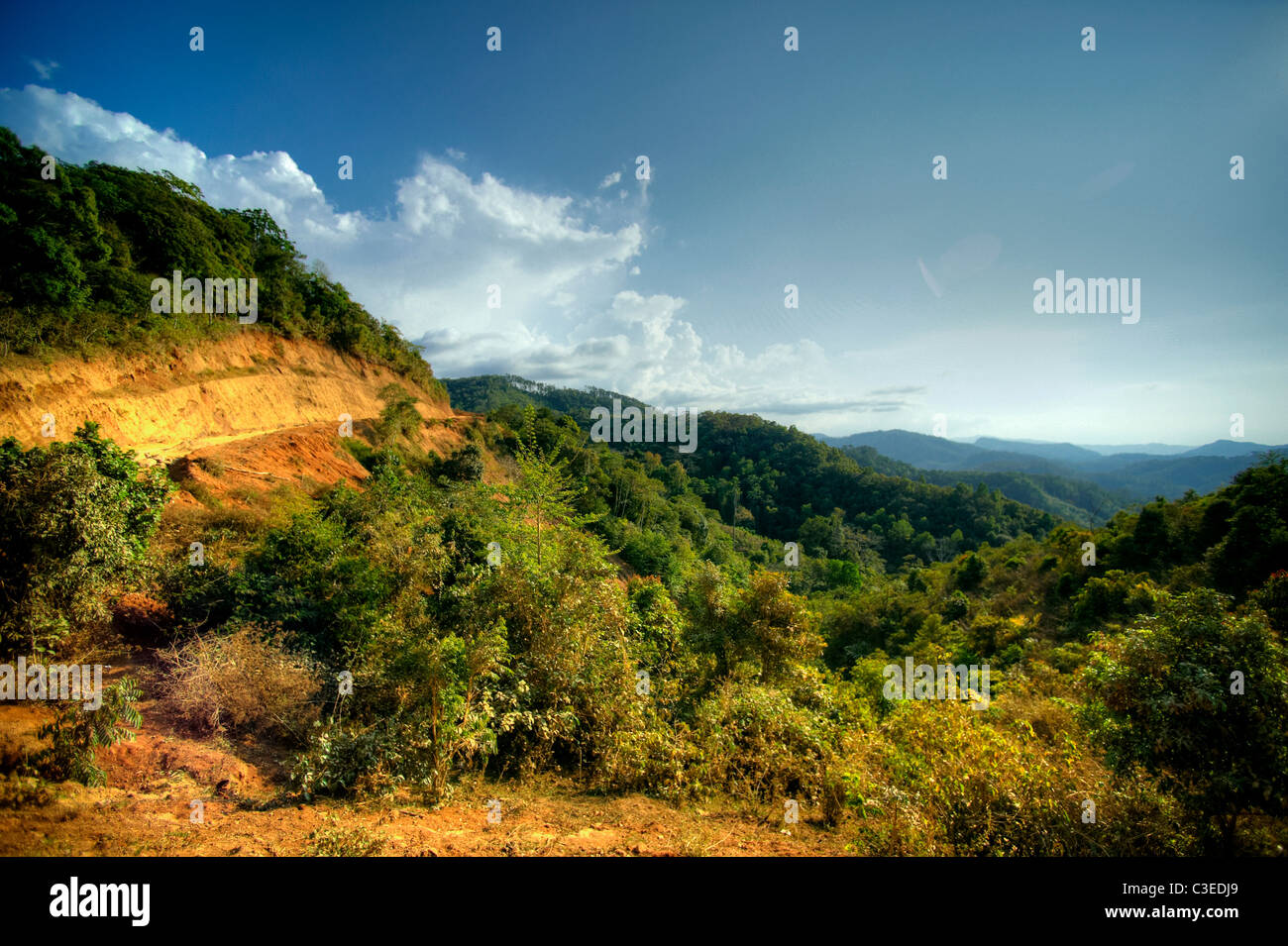 Nong Fa lake, Laos Stock Photo - Alamy