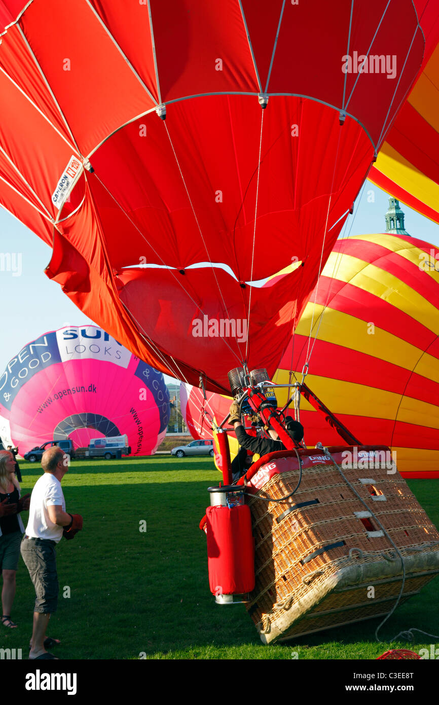 Hot Air Balloon And Scandinavia High Resolution Stock Photography and ...