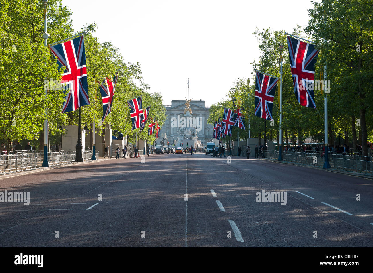The mall decorated with flags hi-res stock photography and images - Alamy
