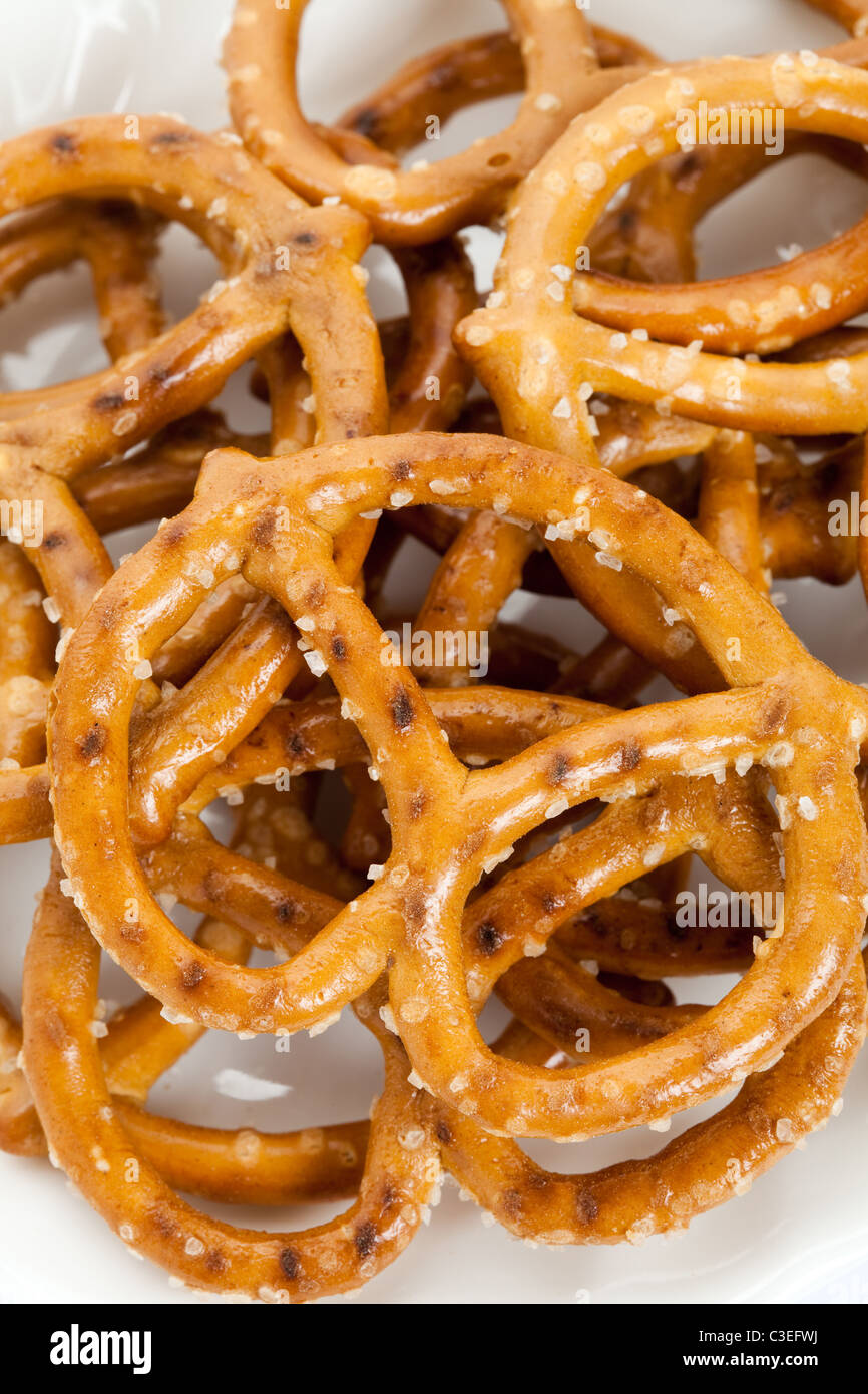 Pretzel close up shot Stock Photo - Alamy
