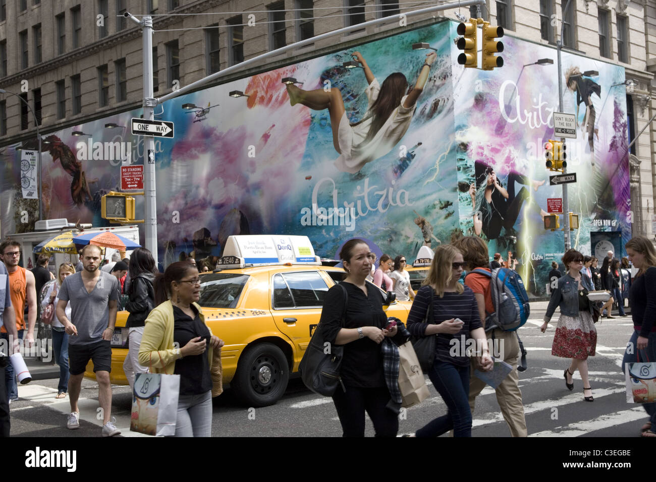 The sidewalks are always crowded in the trendy SOHO neighborhood in NYC ...