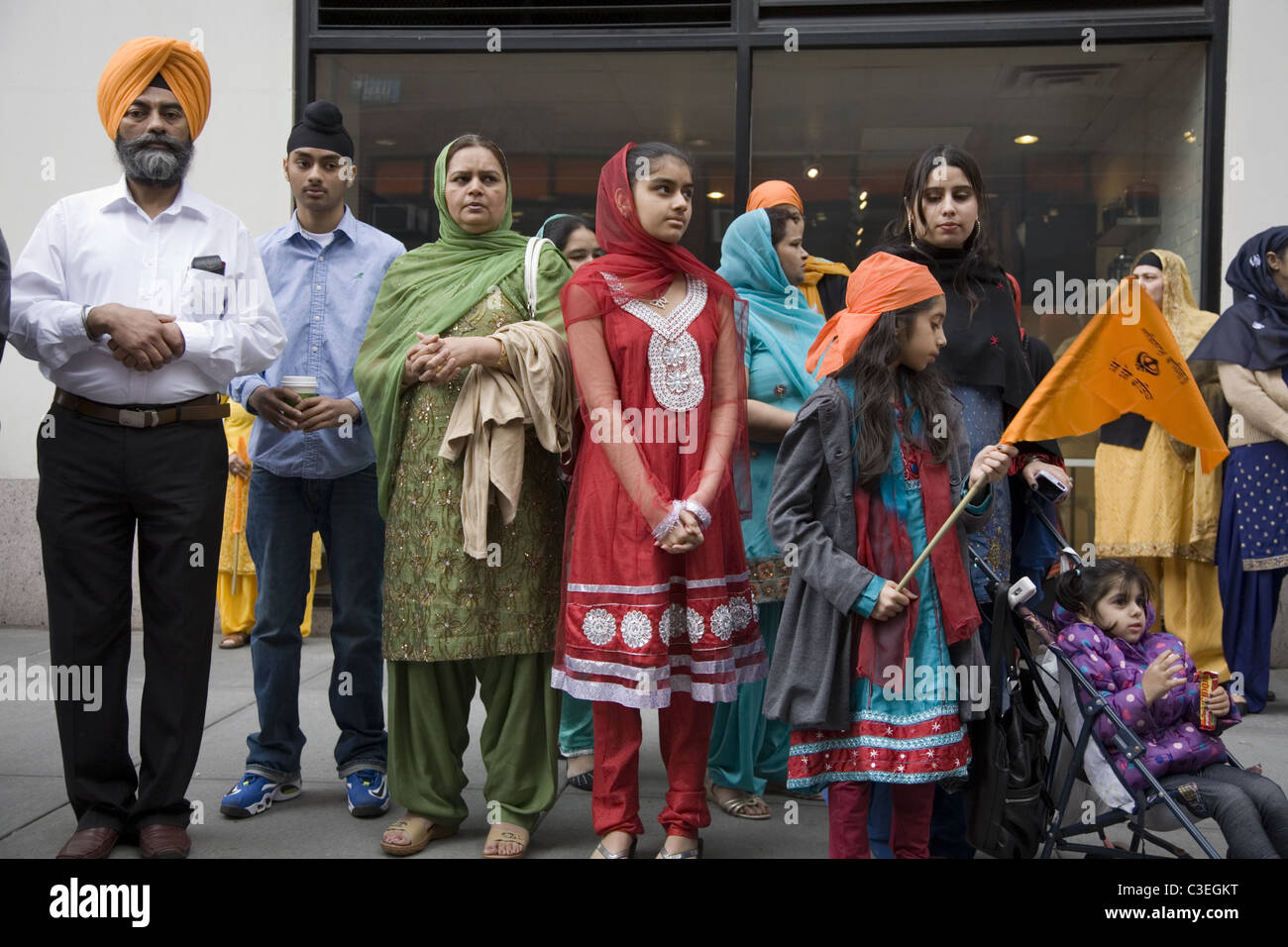 Annual Sikh Parade along Madison Avenue in New York City Stock Photo ...