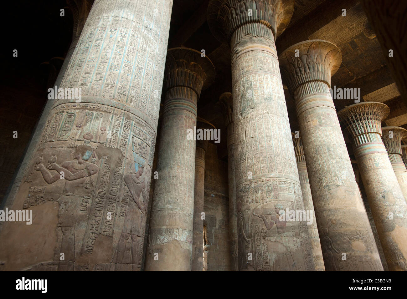 Aegypten, Esna, Tempel des Chnum Stock Photo - Alamy