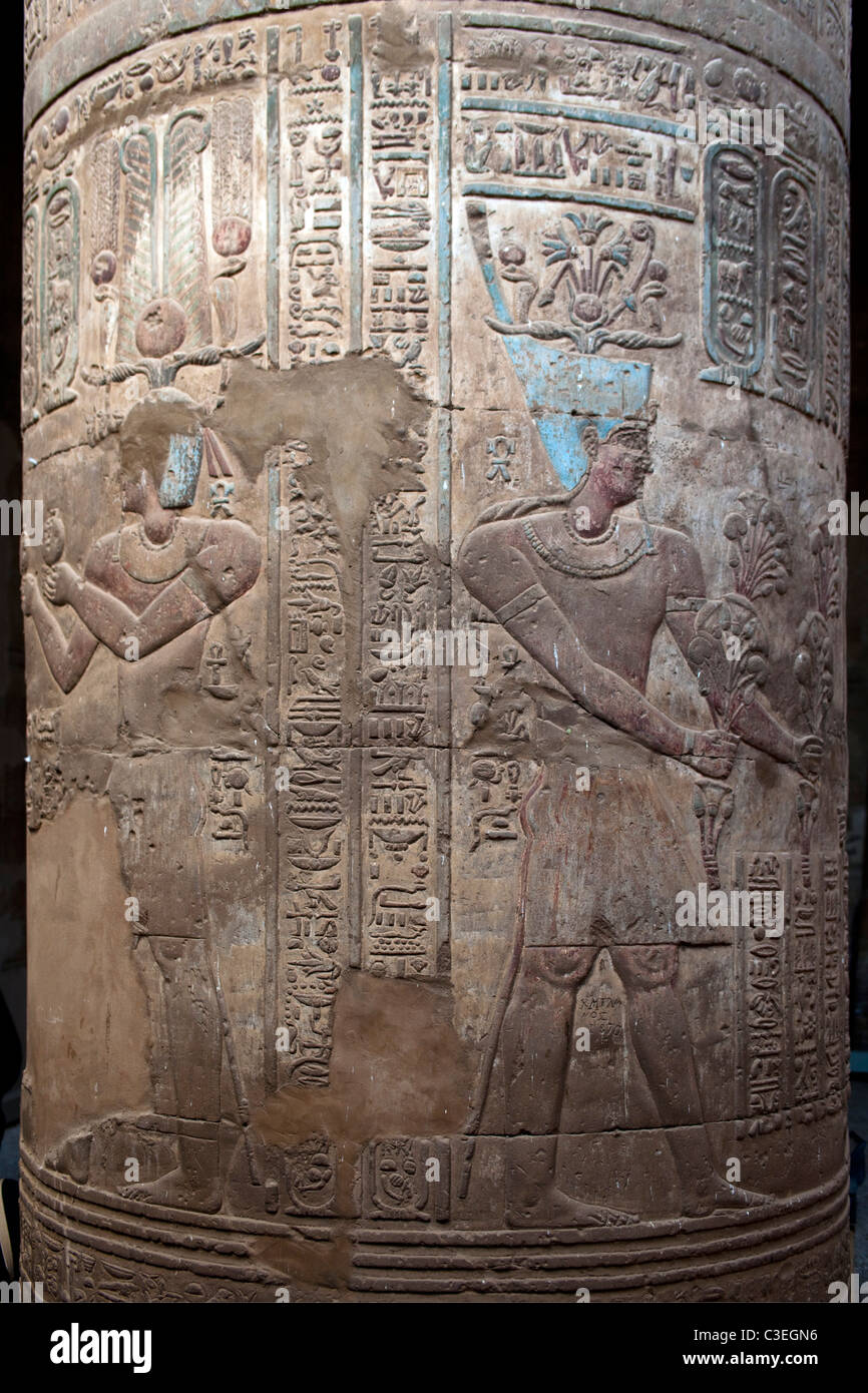 Aegypten, Esna, Tempel des Chnum Stock Photo - Alamy