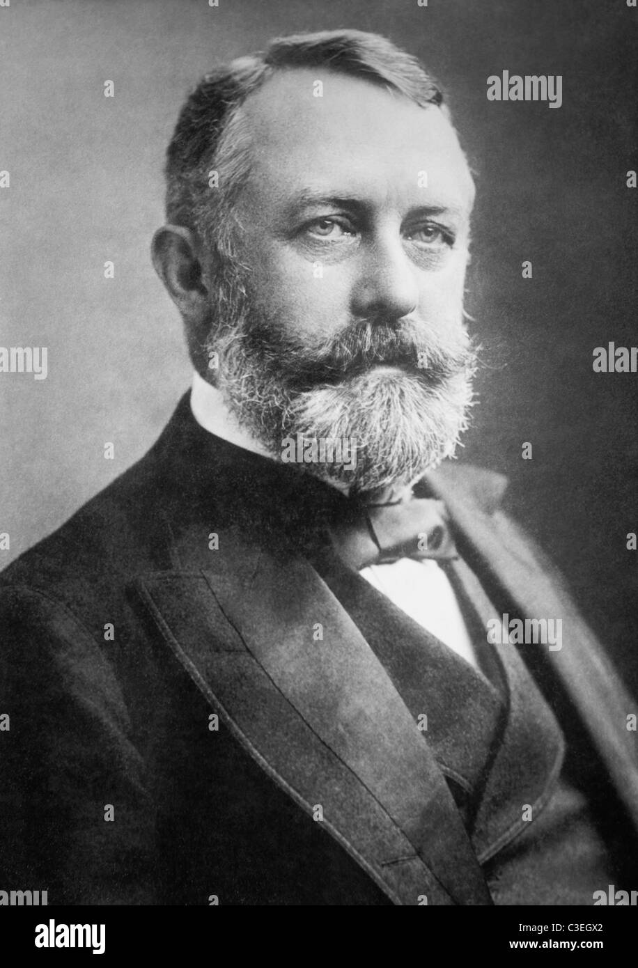 Vintage portrait photo of American industrialist and financier Henry ...