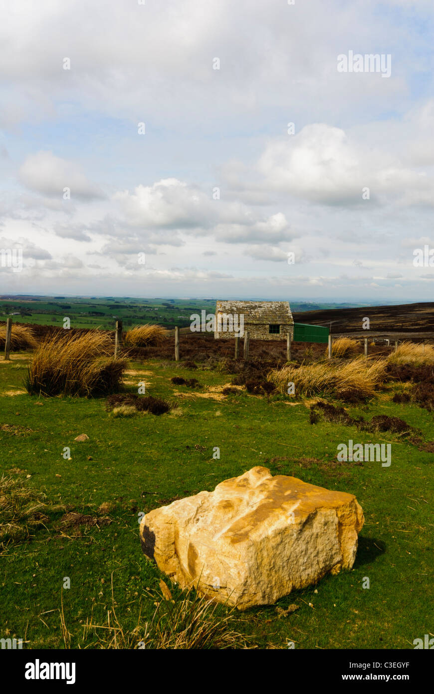 Shooting Lodge, Bulbeck Common, Northumberland Stock Photo - Alamy