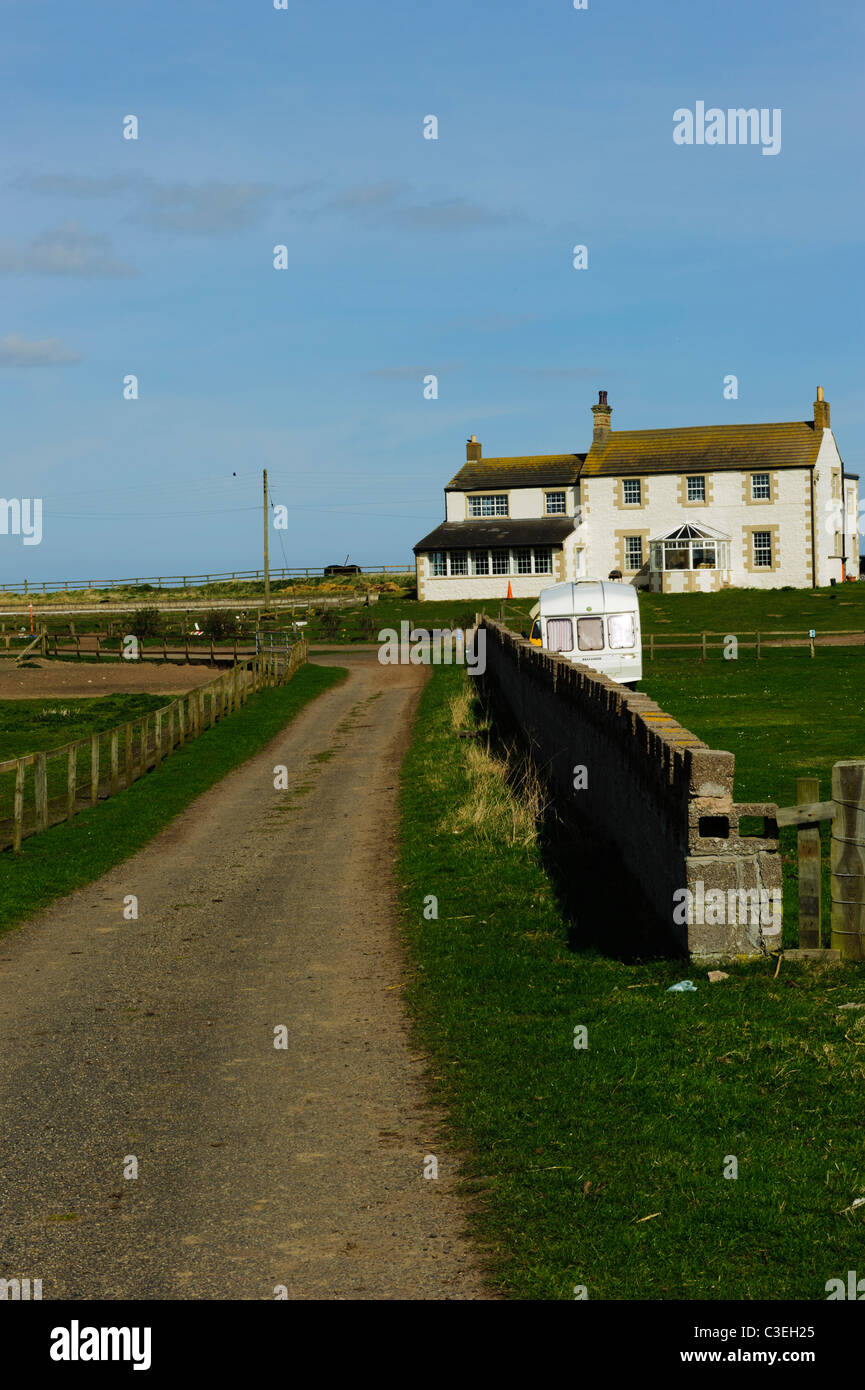 Beachcomber House, Goswick, Northumberland Stock Photo - Alamy