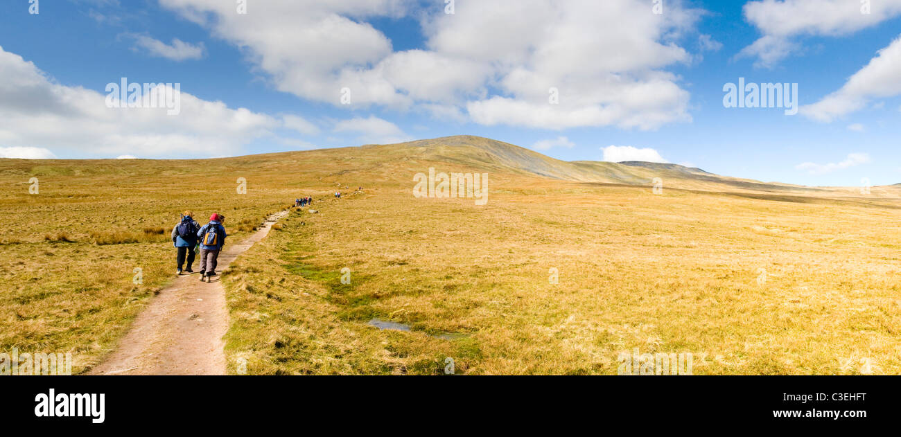 Path to Ingleborough peak in the Yorkshire Dales UK Stock Photo - Alamy
