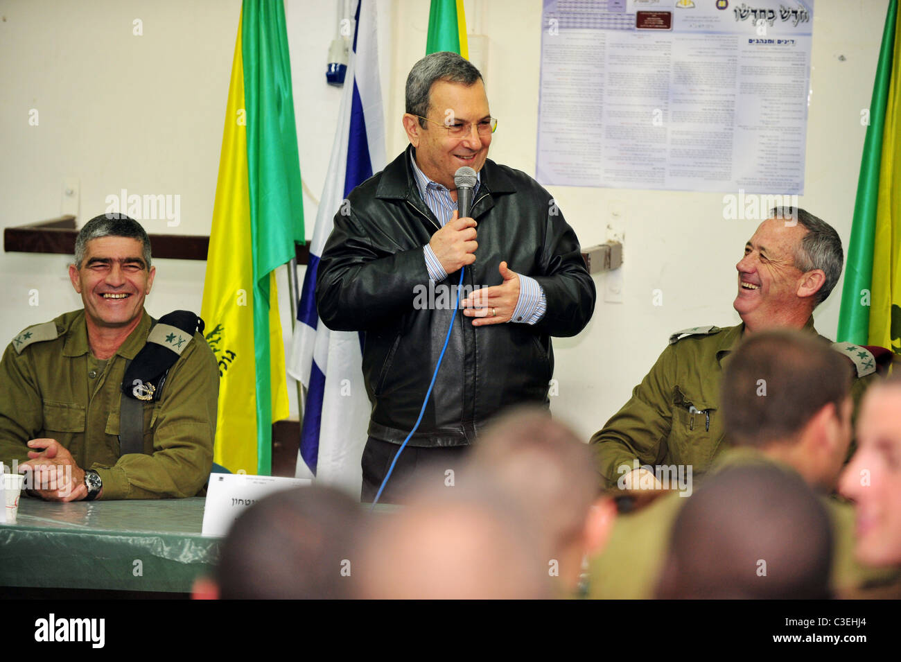 Minister Of Defense Ehud Barak High Resolution Stock Photography and ...