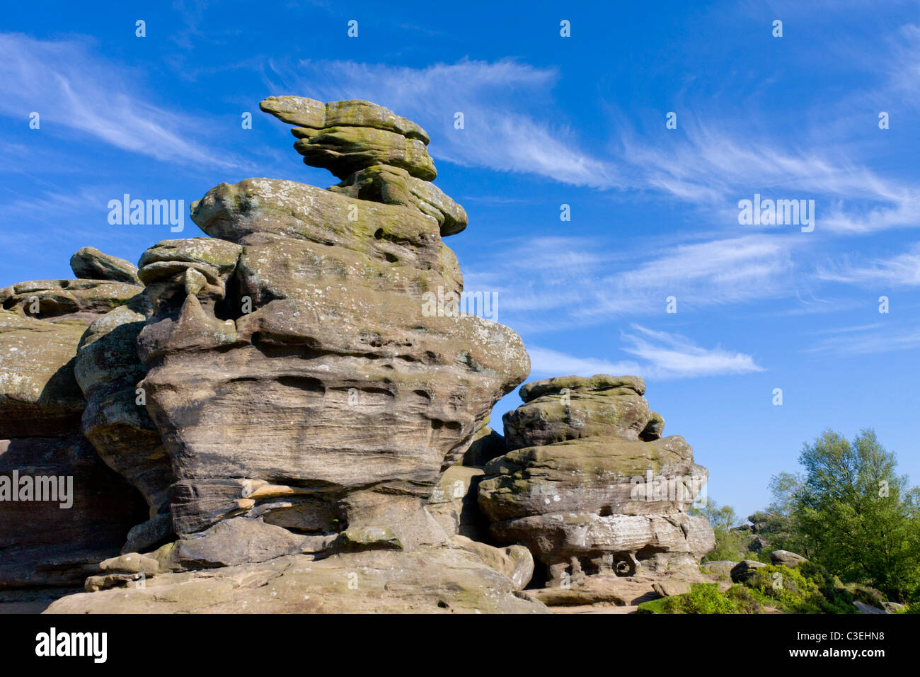 Brimham Rocks, North Yorkshire; England Stock Photo - Alamy