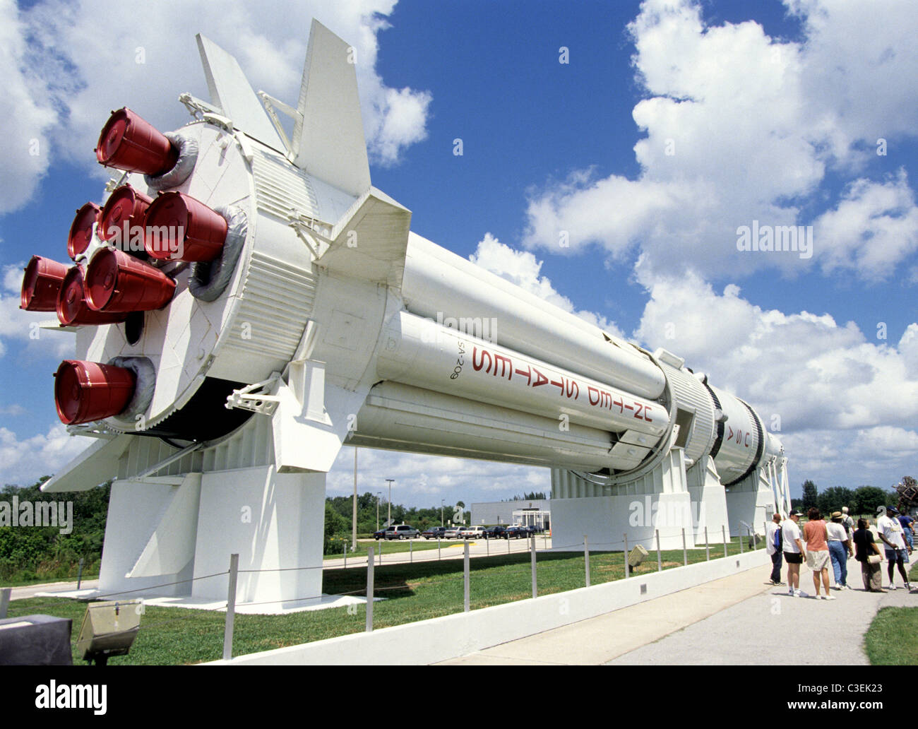 A Saturn 1B rocket in the NASA Rocket Garden at the Kennedy Space ...